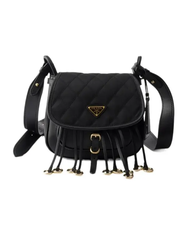 Prada Quilted Fringe Shoulder Bag - No