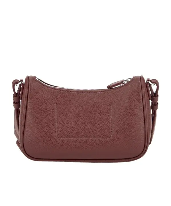 Emporio Armani Pebbled Shoulder Bag With A Zip Closure And Adjustable Strap