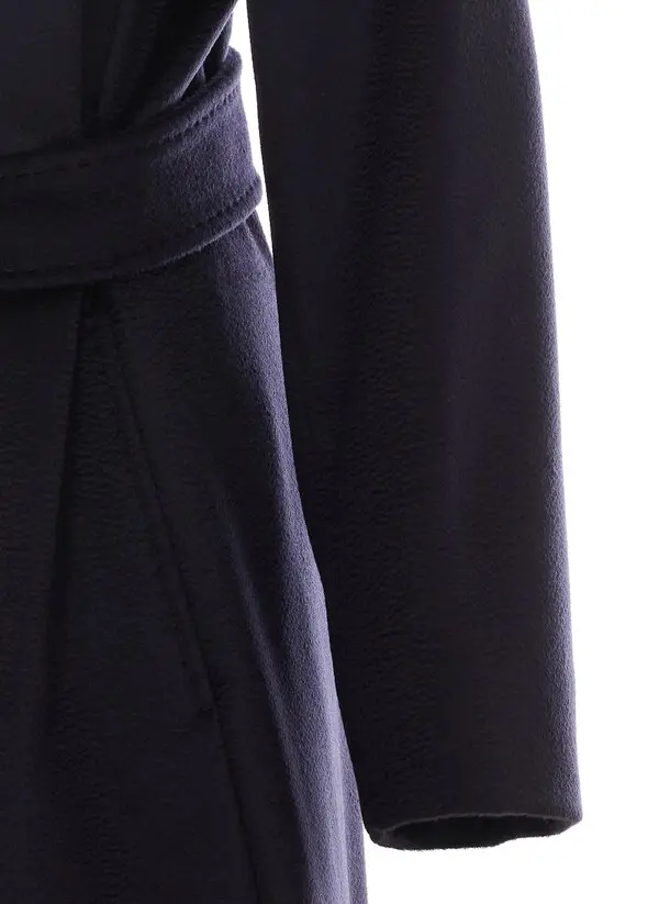 Max Mara Belted Coat - Blue