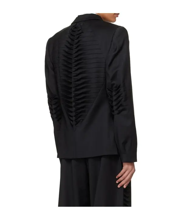HELIOT EMIL Vibraxis Long-sleeved Wool Blazer