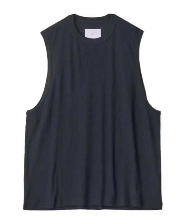 SSSTEIN Oversized Sleeveless Vest - Black