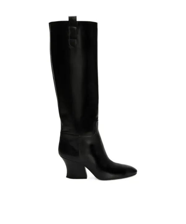 JIL SANDER Lune Knee-high Boot - Black