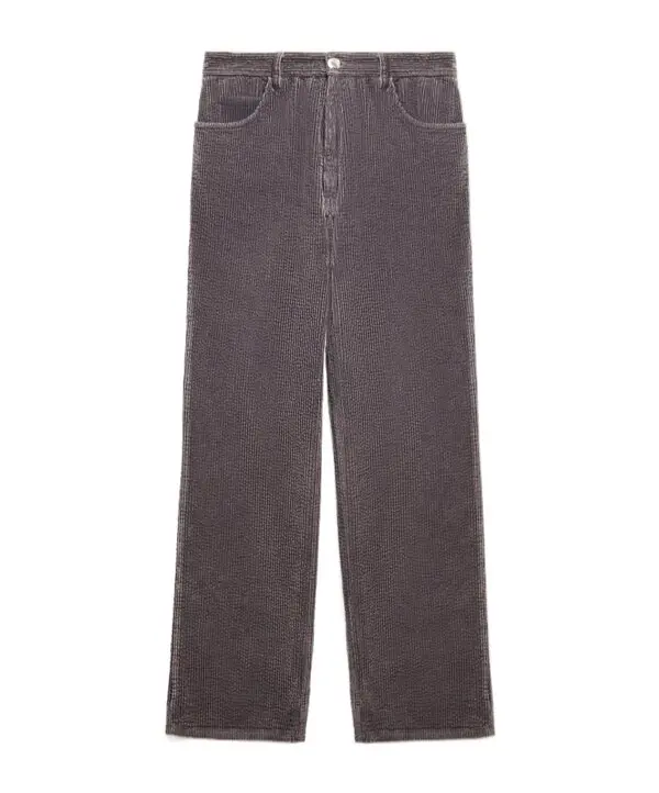 Marni Corduroy Flared Trousers - Grey