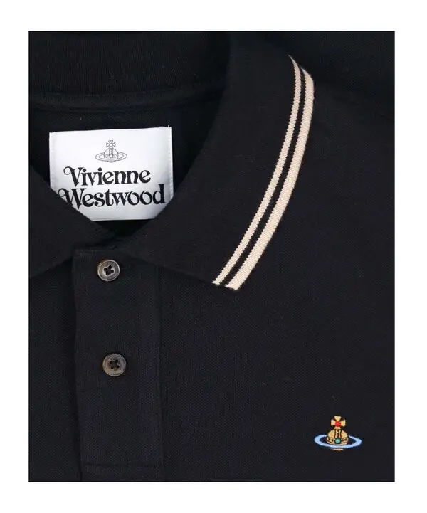 VIVIENNE WESTWOOD Cropped Logo Polo Top