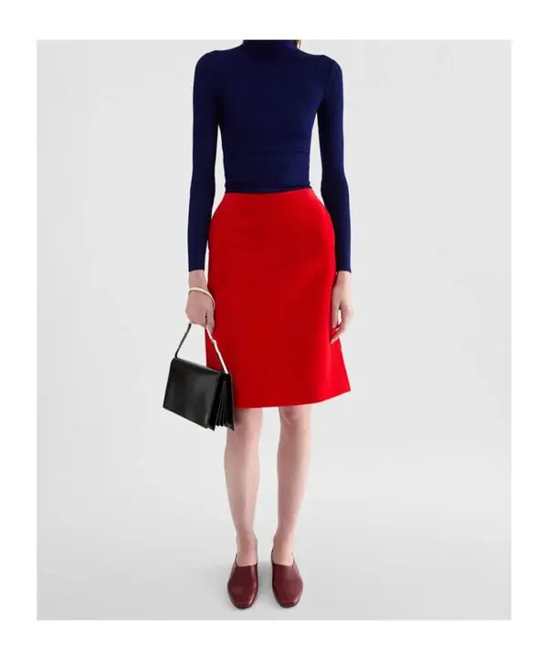 JIL SANDER Lightweight Wool High-neck Sweater