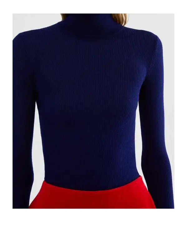 JIL SANDER Lightweight Wool High-neck Sweater