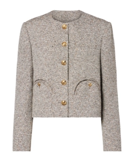 BLAZÉ MILANO Cropped Tweed Jacket
