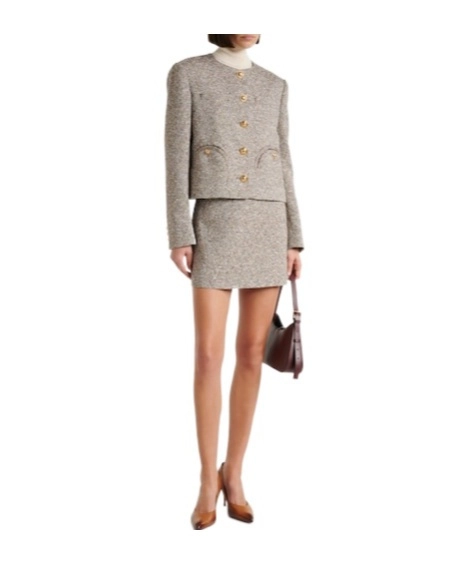 BLAZÉ MILANO Cropped Tweed Jacket