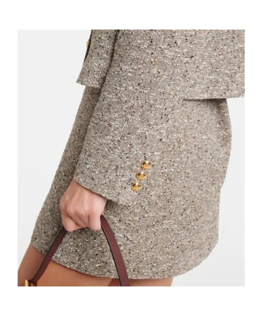 BLAZÉ MILANO Cropped Tweed Jacket