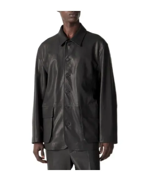 Auralee Casual Leather Jacket
