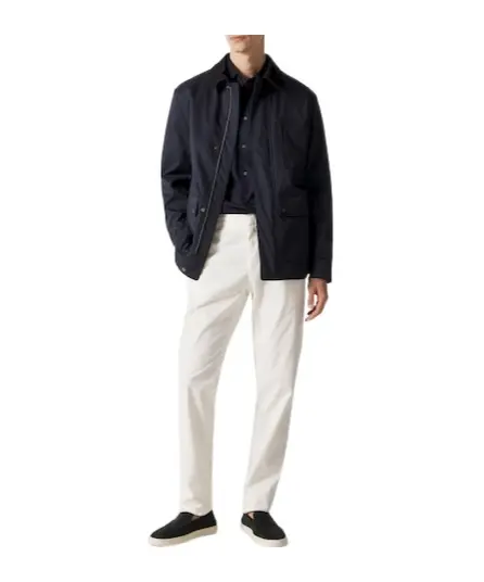 Canali Fleece-collar Coat