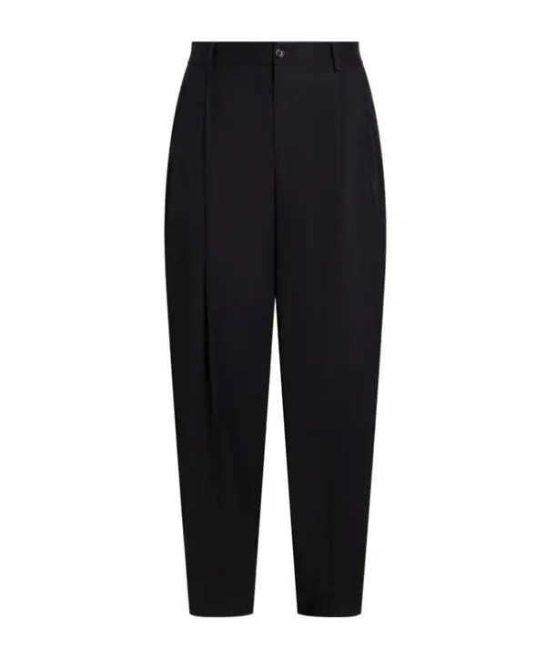 Dolce & Gabbana Flannel Trousers - Black
