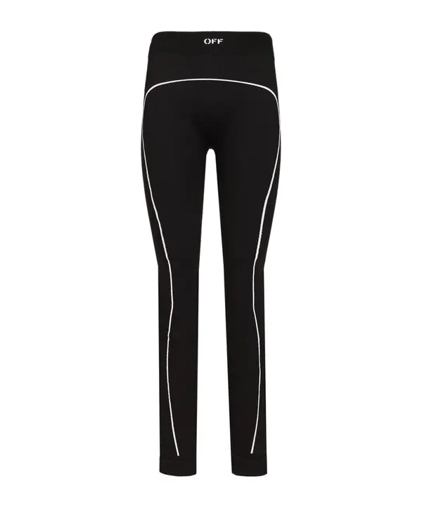 Off-White Off Stamp Seamless Leggings - Black