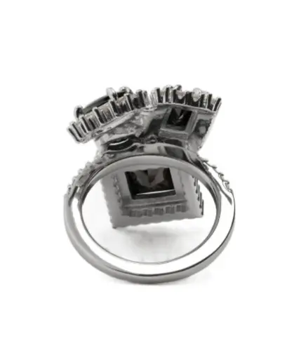 MAISON MARGIELA Zirconia-embellished Cluster Rings