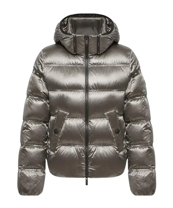 Moncler Sensation Hooded Down Jacket - Silver