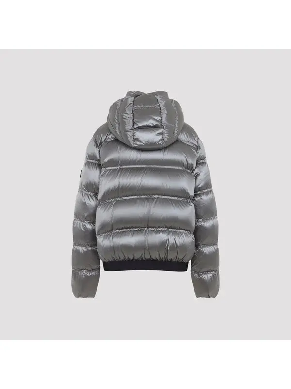 Moncler Sensation Hooded Down Jacket - Silver