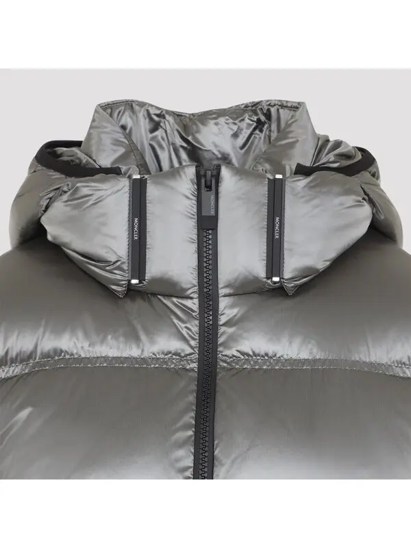 Moncler Sensation Hooded Down Jacket - Silver