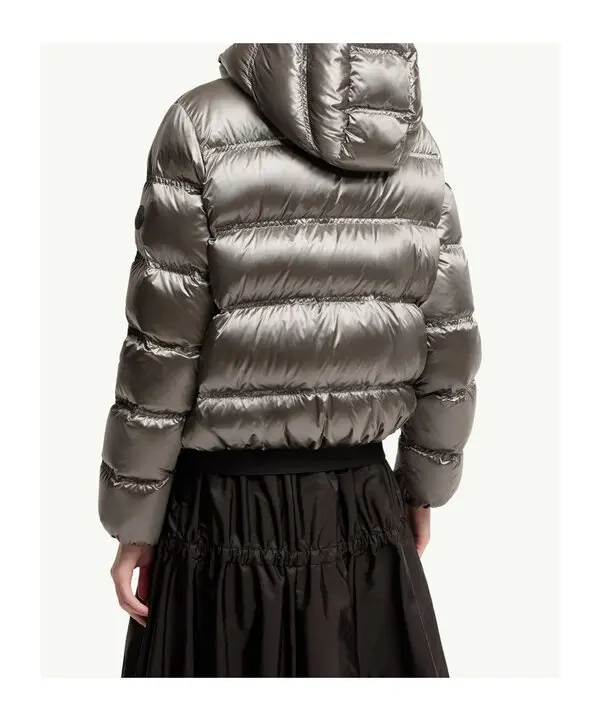 Moncler Sensation Hooded Down Jacket - Silver