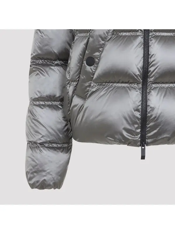 Moncler Sensation Hooded Down Jacket - Silver