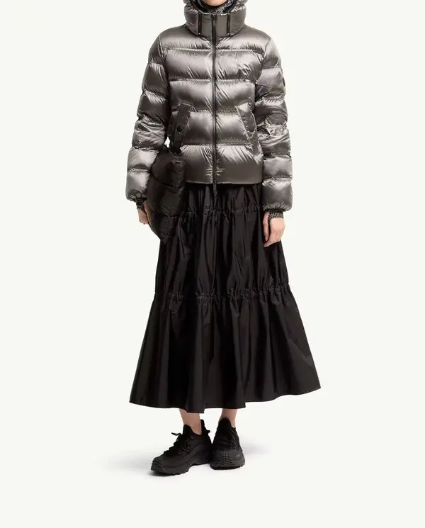 Moncler Sensation Hooded Down Jacket - Silver