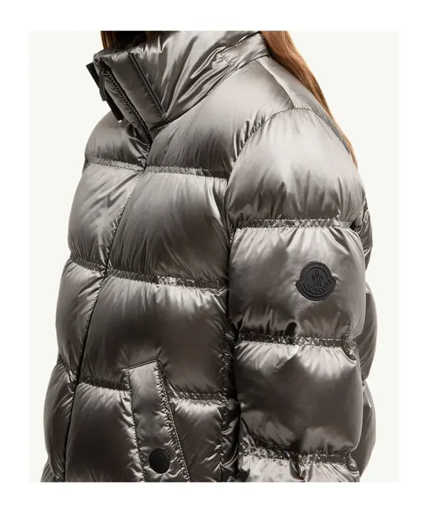 Moncler Sensation Hooded Down Jacket - Silver