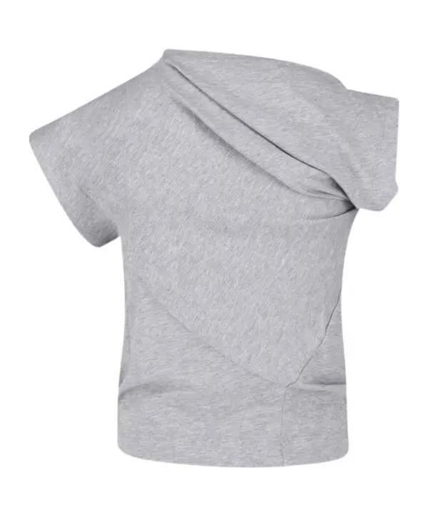 VIVIENNE WESTWOOD Orb Logo Cap Sleeve Top - Grey