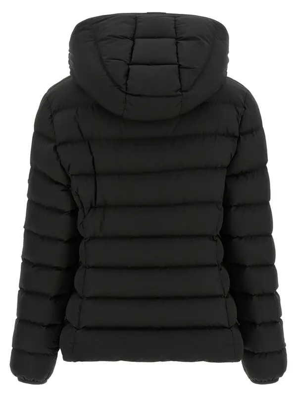 Moncler Zip-up Hooded Down Jacket - Black