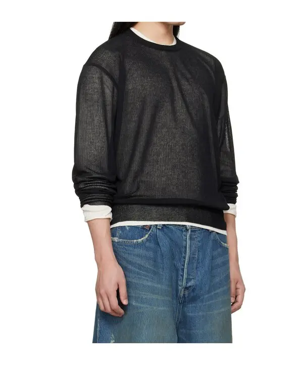 SSSTEIN Crew Neck Long-sleeved Knitwear