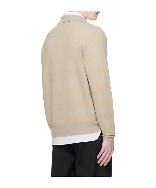 SSSTEIN Striped Long-sleeve Polo