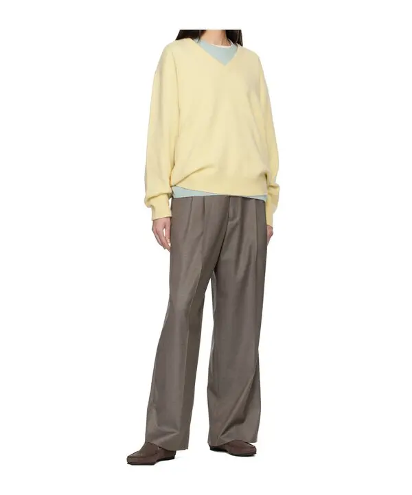 SSSTEIN Wool Wide-leg Casual Pants