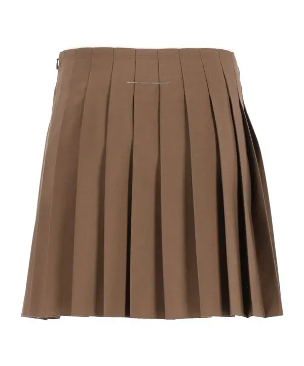 MAISON MARGIELA Pleated Mini Skirt