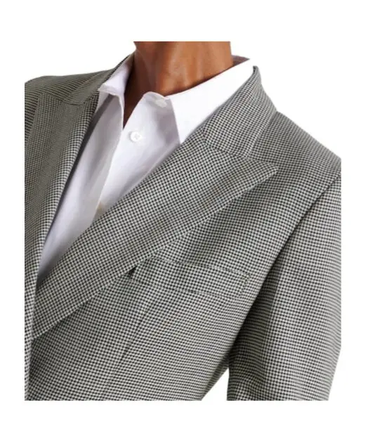 BLAZÉ MILANO Minimalist Plaid Blazer