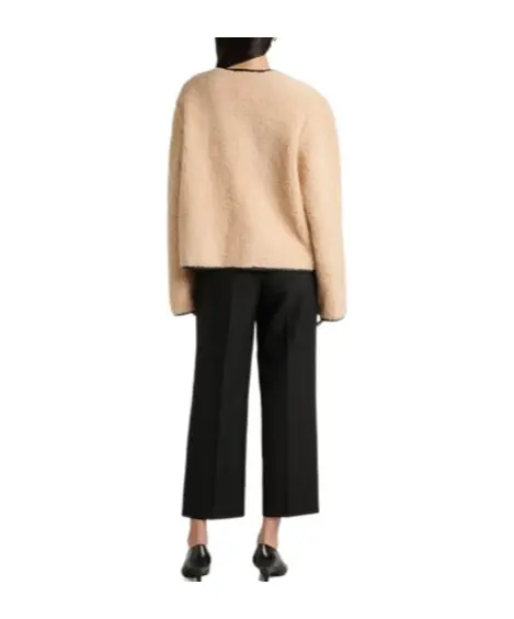 BLAZÉ MILANO Reversible Lamb Fleece Coat
