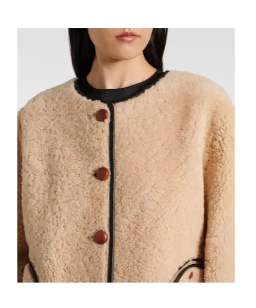BLAZÉ MILANO Reversible Lamb Fleece Coat