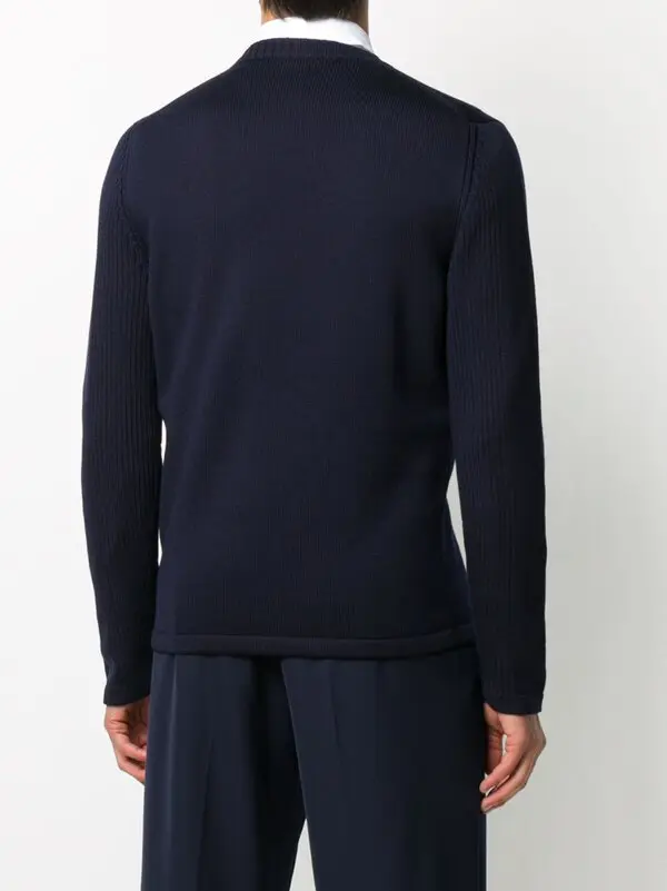 Prada Logo Pocket Knitted Jumper
