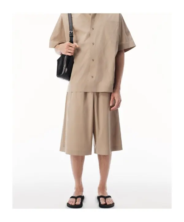 Alexander Wang Perforated Logo Mid-rise Short