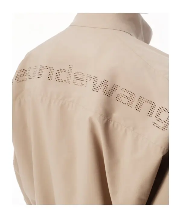 Alexander Wang Perforated Logo Track Jacket