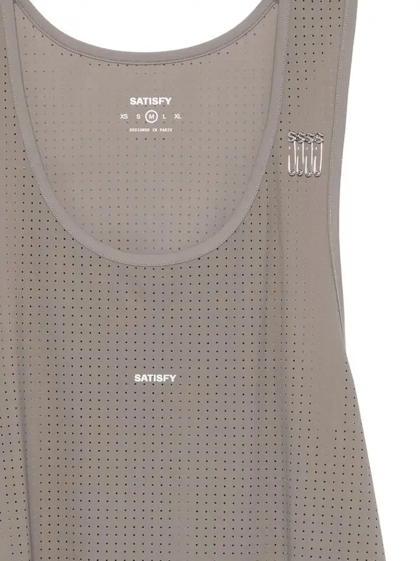 Satisfy Space O Perforated Performance Tank Top