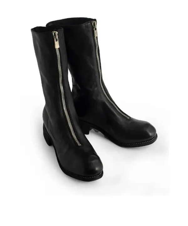 Guidi Zippered Ankle Boots