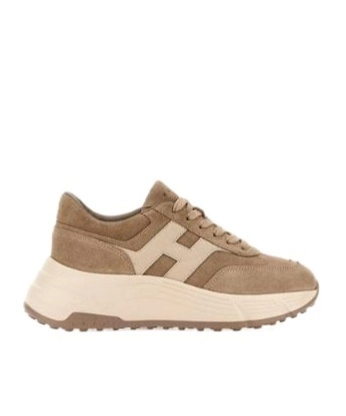 Hogan Lace-up Low Top Sneakers - Beige
