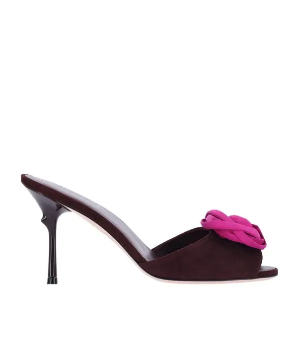ROGER VIVIER Round-toe High-heeled Sandals - Black