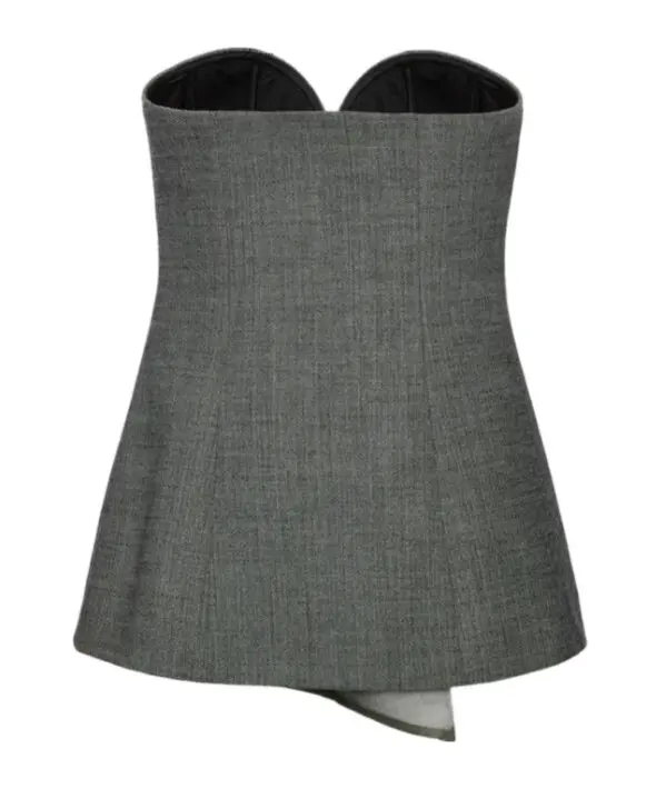 Magda Butrym Asymmetrical Wool Corset