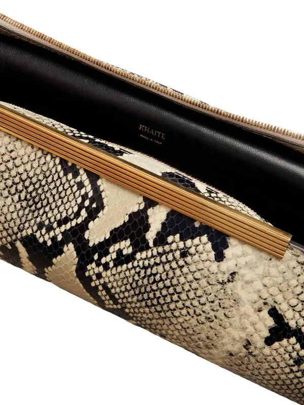 Khaite Animal-print Clutch