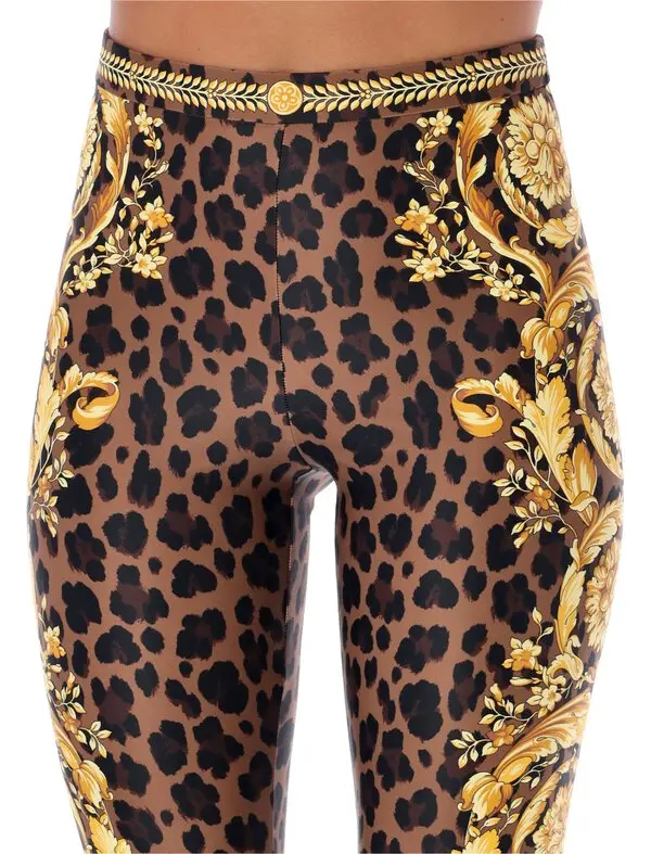 Versace Barocco-printed Leggings