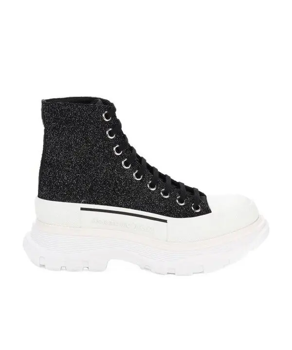 Alexander McQueen Tread Slick High-top Sneakers - Black