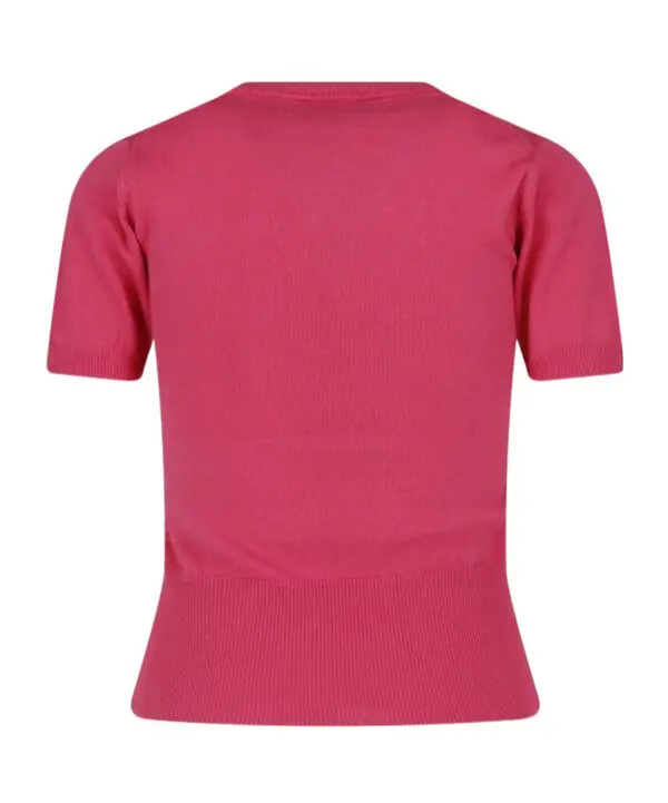 VIVIENNE WESTWOOD Orb Embroidered Knit Top