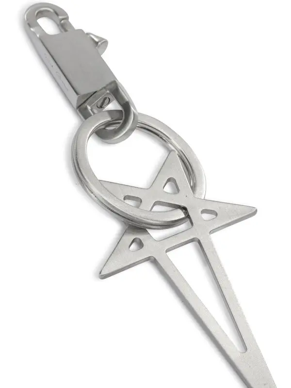 Rick Owens Pentagram' Keychain