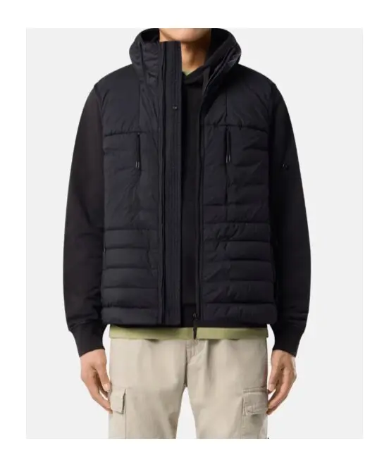 Stone Island Down Vest With Anti-drop Finish