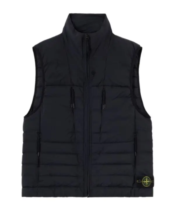 Stone Island Padded Down Vest - Blue