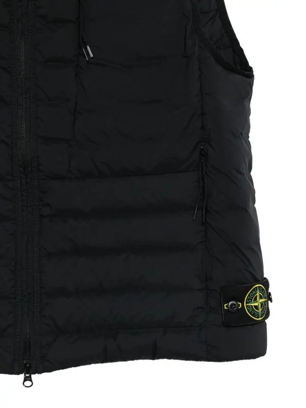 Stone Island Padded Down Vest - Blue